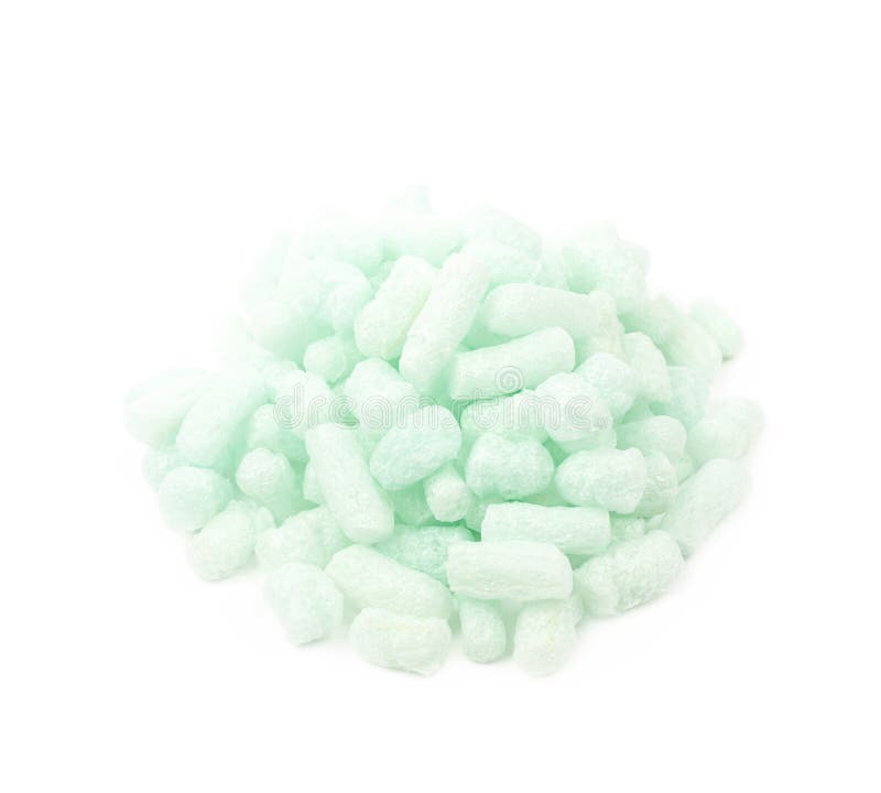 Pile Of Bioplastic Foam Peanuts Stock Photo - Image of background ...