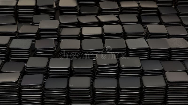 Pile Black Rectangular Objects Stock Photos - Free & Royalty-Free Stock ...