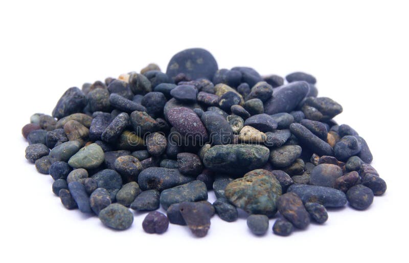 Pile of black stones stock image. Image of closeup, contrast - 41395835