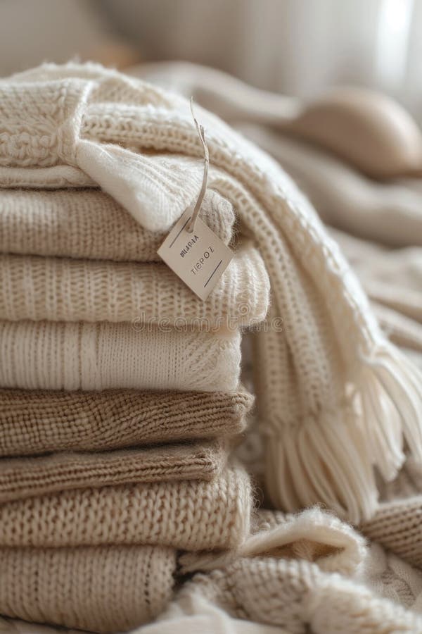 Pile Blankets Sits Top Bed Stock Photos - Free & Royalty-Free Stock ...