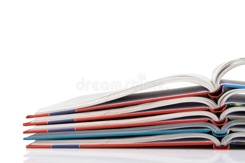 Pile of Magazines stock image. Image of print, paper - 19409085