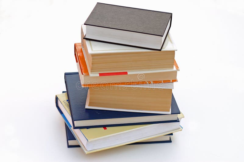 Pile of books stock photo. Image of volume, research, heavy - 1087006