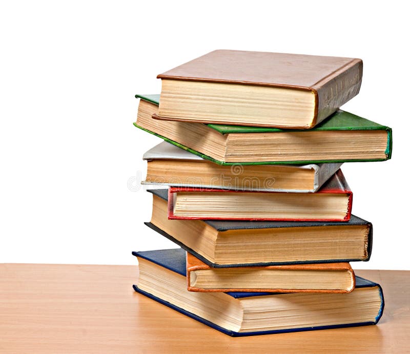 Pile of books stock image. Image of library, pile, book - 12631241