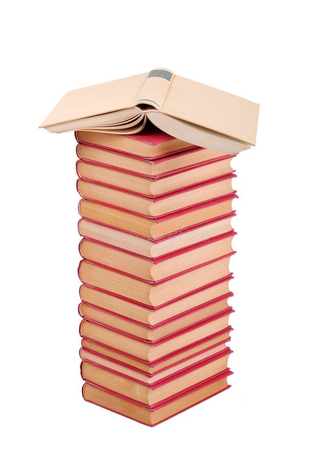 Pile of books stock photo. Image of collection, encyclopedia - 4338908