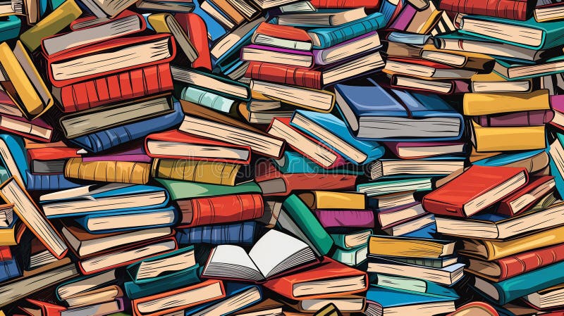 Books Background Image, Back To School Theme, Lots of Book, Book ...