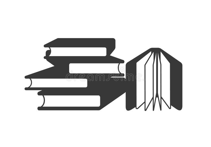 Pile of Books Icon. Education Studies Books. Vector Illustration Stock ...