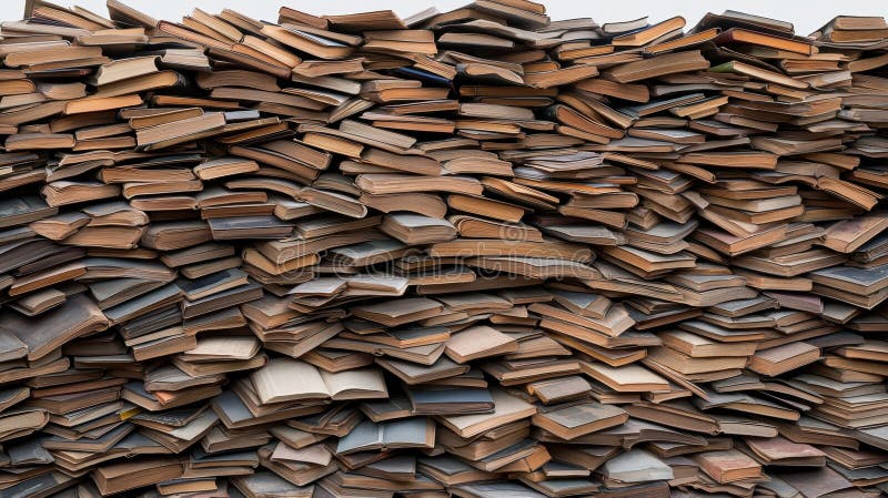 Stacked Books Various Colors Sizes White Background Stock Photos - Free ...