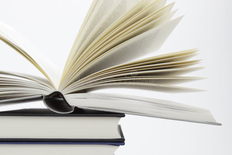 Architectural Plan with Open Book and Pencil Stock Photo - Image of ...