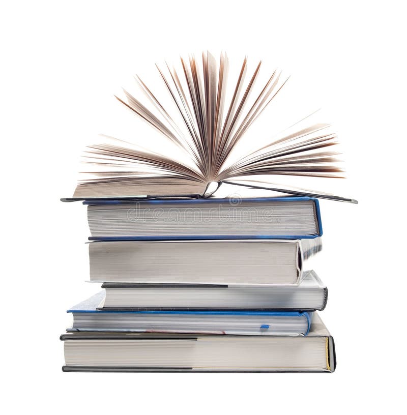 Books stack stock image. Image of print, document, encyclopedia - 14321871