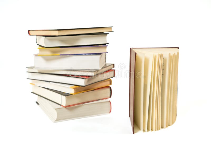 Pile of books stock photo. Image of science, information - 66006568