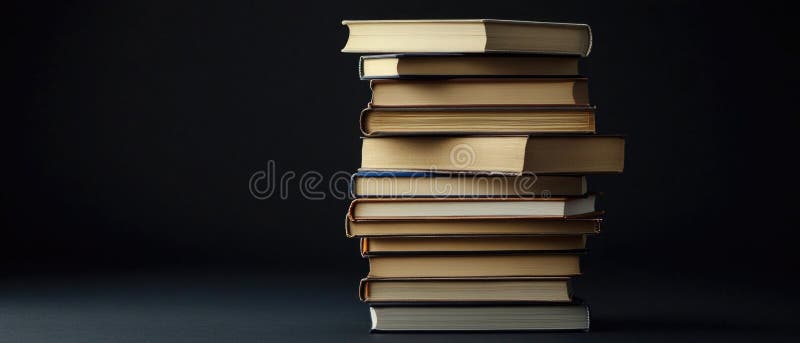 A Pile of Books Stacked on Top of Each Other, Waiting To Be Read Stock ...