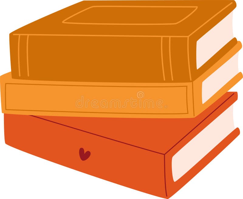 Pile of Books stock illustration. Illustration of paper - 286629043