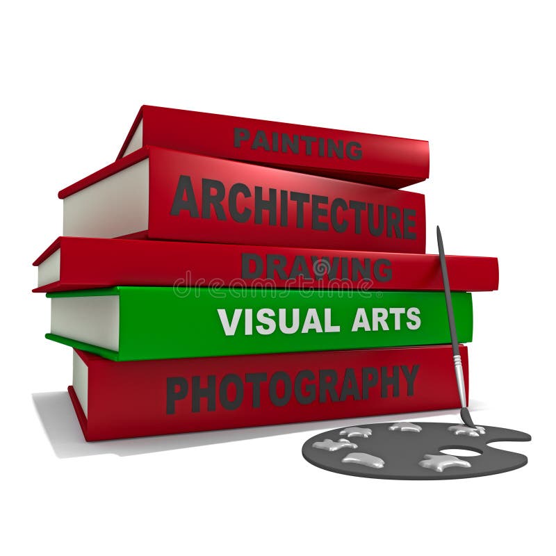 Pile of Books - Visual Arts Stock Illustration - Illustration of stack ...