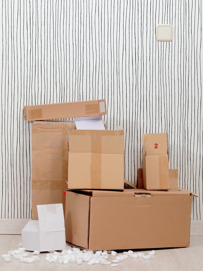 Warehouse - Storage boxes stock image. Image of company - 2619747