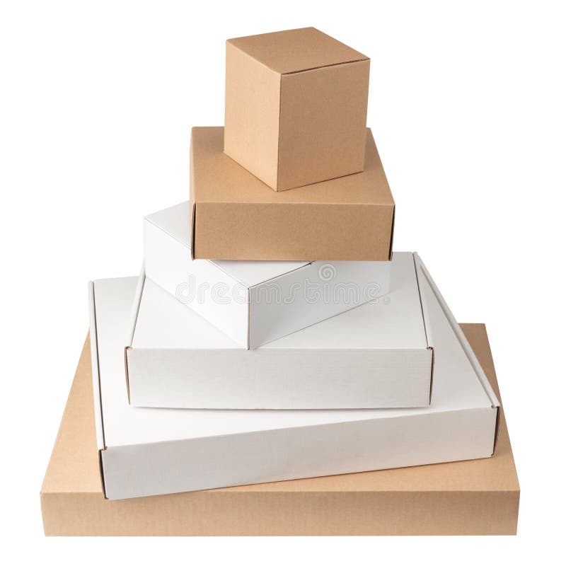 Pile of boxes stock photo. Image of packaging, identity - 102342382