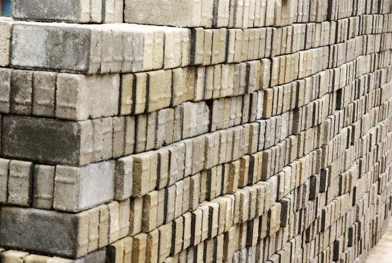 A pile of brick stock image. Image of build, materials - 15111303