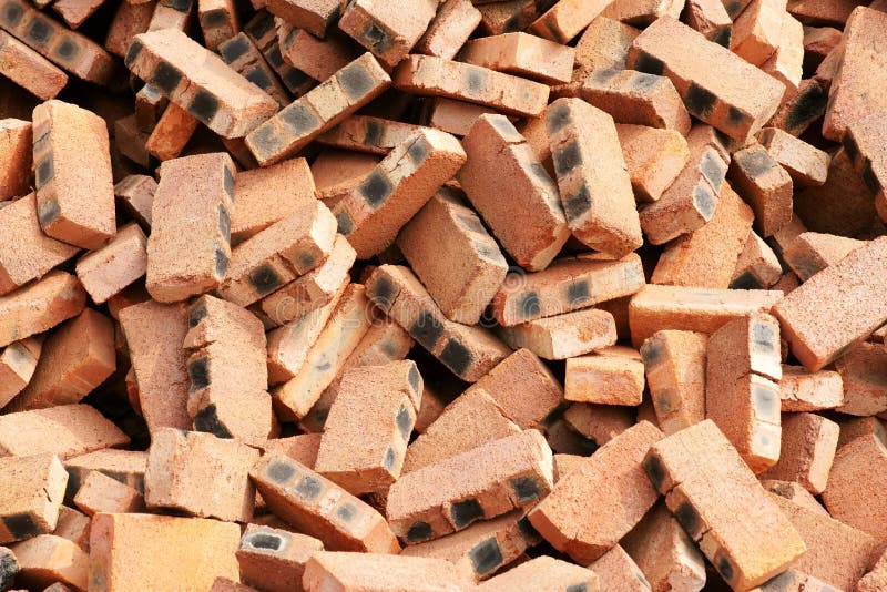 A pile of brick stock image. Image of clay, brick, material - 18593193