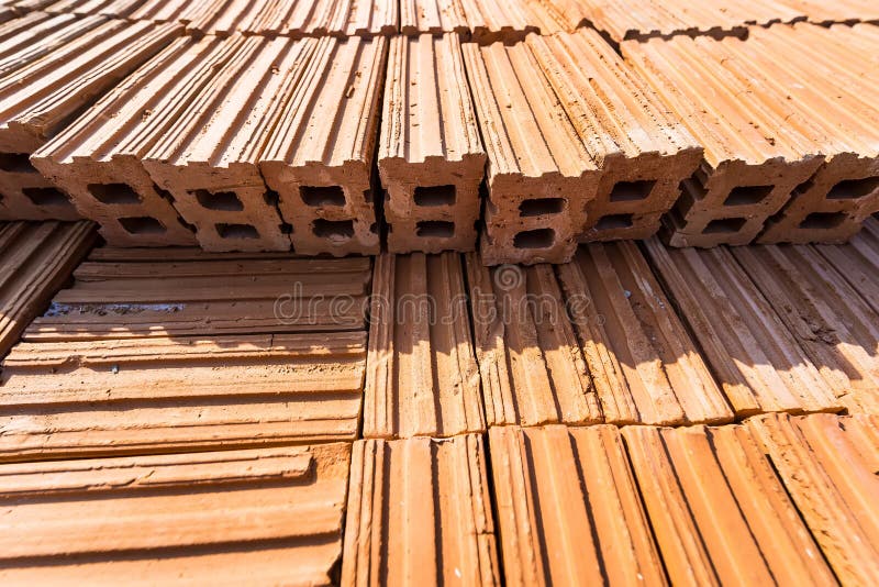 Pile of Bricks for Construction , Group of Bricks Square Construction ...