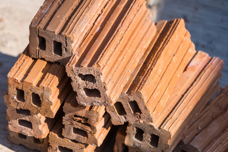 Pile of Bricks for Construction , Group of Bricks Square Construction ...