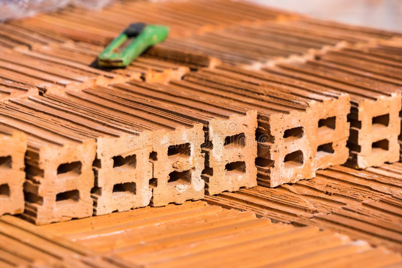 Pile of Bricks for Construction , Group of Bricks Square Construction ...