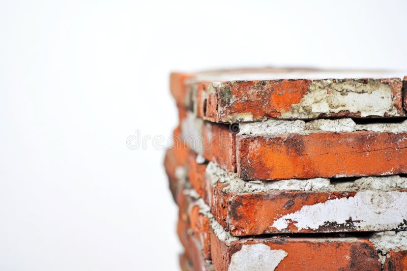 A Pile of Bricks Stacked High, Possibly for Construction or Storage ...