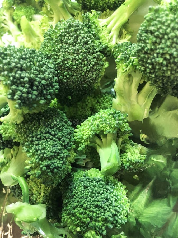 The pile of broccoli stock image. Image of cooked, broccoli - 111586211