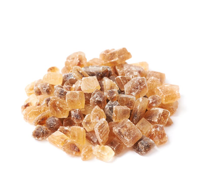 Pile Of Brown Rock Sugar Crystals Stock Photo - Image of seasoning ...