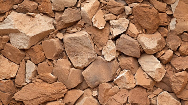A pile of brown rocks stock illustration. Illustration of natural ...