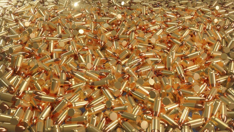 Bullets pile stock illustration. Illustration of ammunition - 30244086