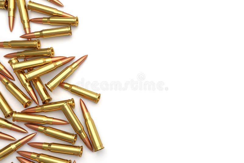 Bullets pile stock illustration. Illustration of ammunition - 30244086