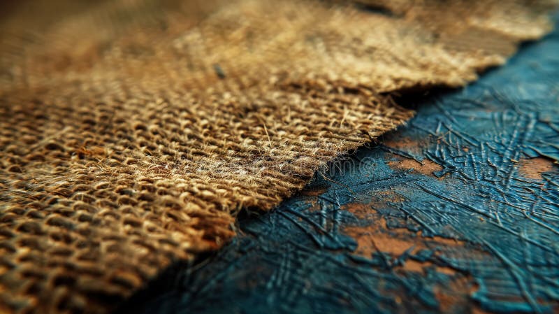A Pile of Burlap Cloth with Frayed Edges. Stock Image - Image of ...