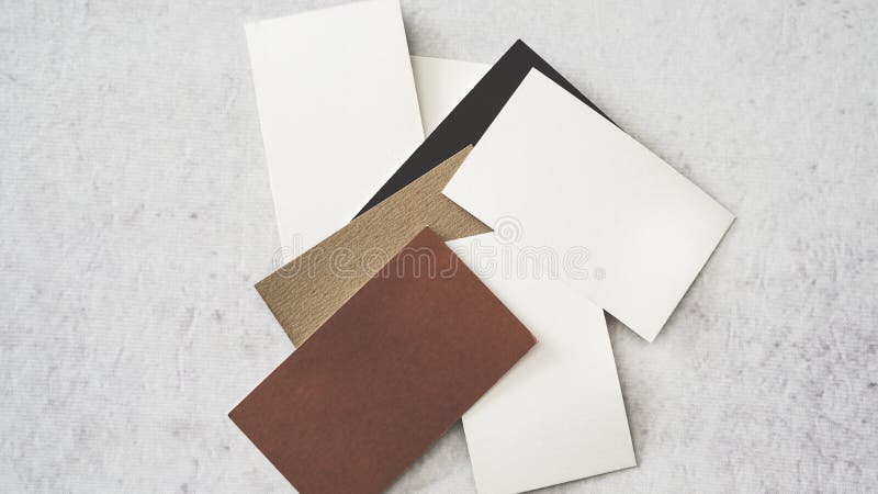 Pile of Business Card on the Floor Stock Image - Image of page ...