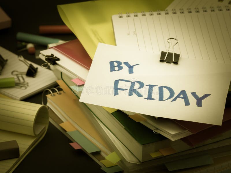 The Pile of Business Documents; by Friday Stock Image - Image of heap ...