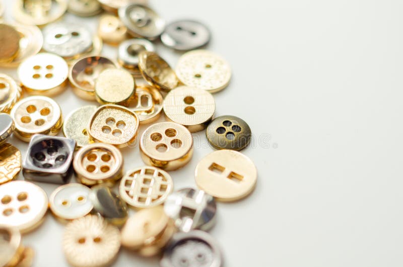 A Pile of Buttons of Various Shapes and Sizes Stock Photo - Image of pattern, abstract: 329057900