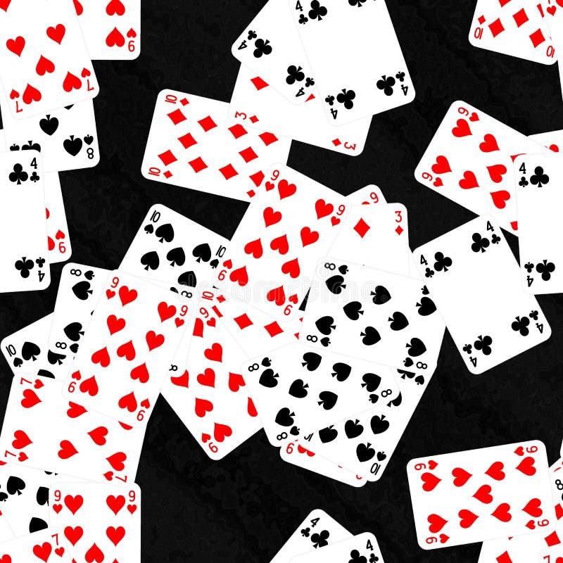 Pile of cards stock illustration. Illustration of luck - 79424955