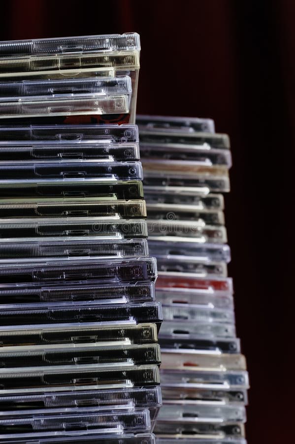 Pile of CD boxes. stock photo. Image of disk, software - 6507142