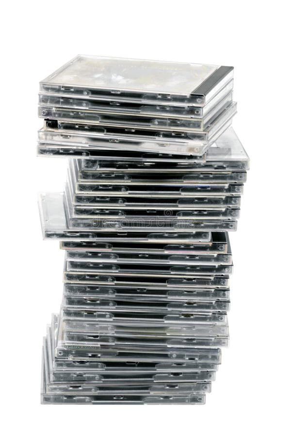 A stack of cd s stock image. Image of cased, boxes, disc - 9780287