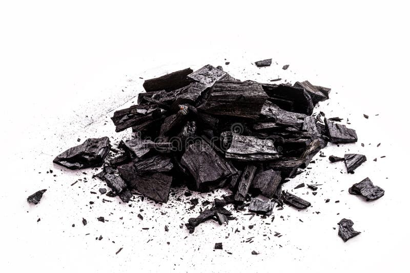 Pieces of Charcoal, Charcoal Mine, Spot Focus Stock Photo - Image of ...