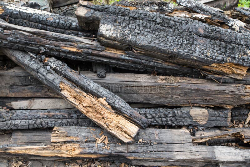 Pile Charred Dry Logs Stock Photos - Free & Royalty-Free Stock Photos ...