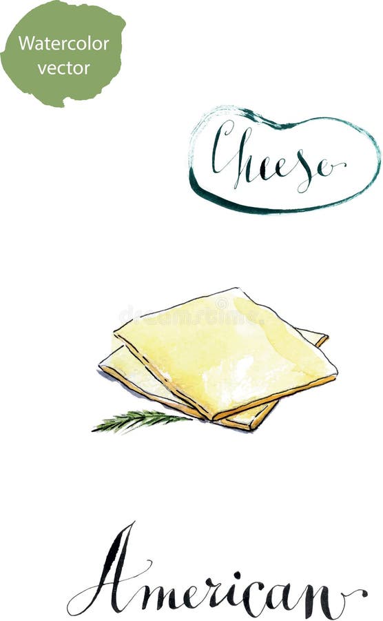 A pile of cheese slices stock vector. Illustration of european - 65838434