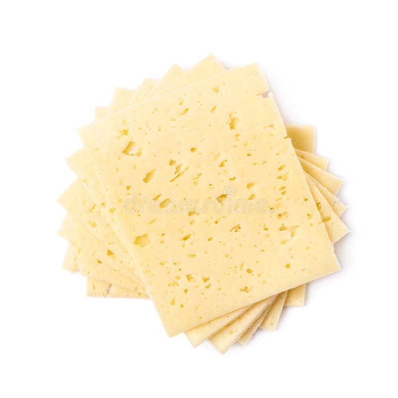 Pile of cheese slices stock photo. Image of gourmet, product - 69287608