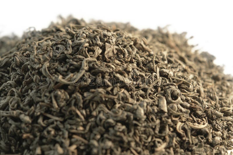 Pile of Chinese Gunpowder Tea Stock Image - Image of particle, close ...
