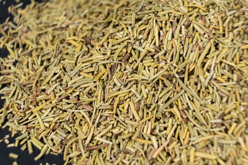 Pile of Chopped Dry Rosemary Seasoning Stock Image - Image of macro ...