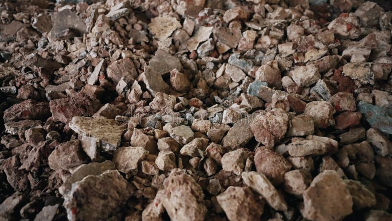 A Pile of Cinder Blocks of Cement and Concrete at a Construction Site ...