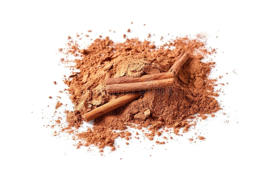 A Pile of Cinnamon Powder and Cinnamon Sticks on a Table or Countertop ...