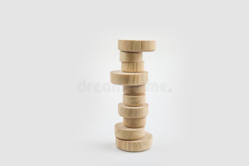 Pile of Circle Wooden Cutouts for Conceptual Sign Stock Image - Image ...
