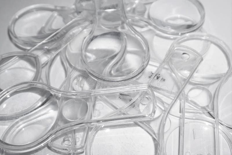 Pile of Clear Plastic Hand Lenses Stock Photo - Image of collection ...