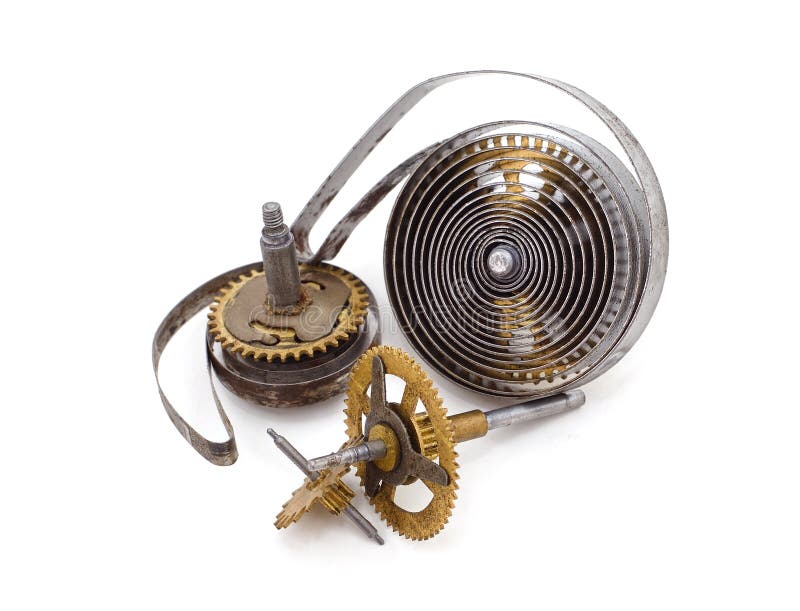 Pile of clock parts stock image. Image of detail, vintage - 276325117