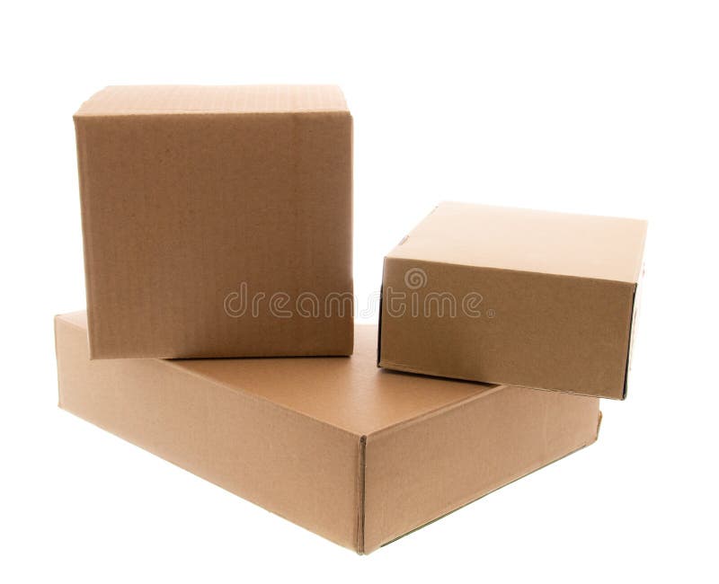 Carboard box stock photo. Image of organize, cargo, simplicity - 10285158