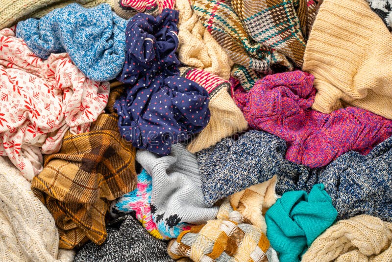 Pile of Clothes Background stock image. Image of laundry - 166112325